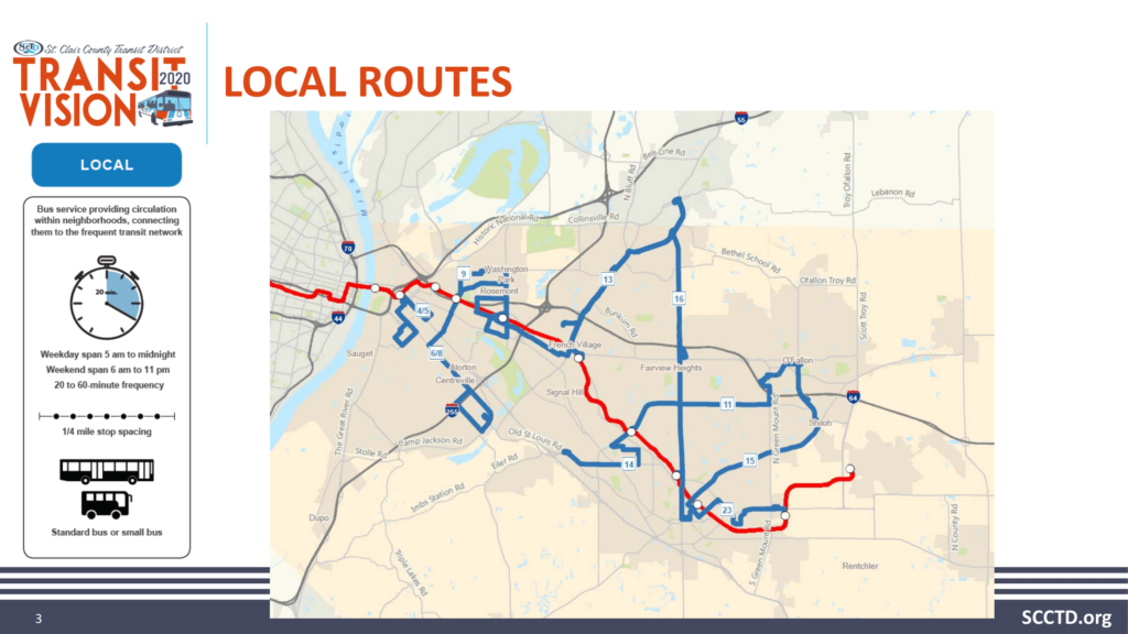 Transit Vision 2020 Updates - St. Clair County Transit District