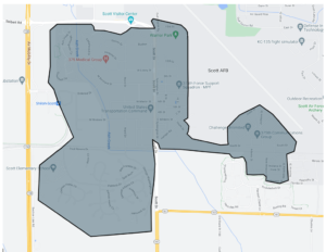 Scott Air Force Base (SAFB) Flyer Service Zone - St. Clair County ...