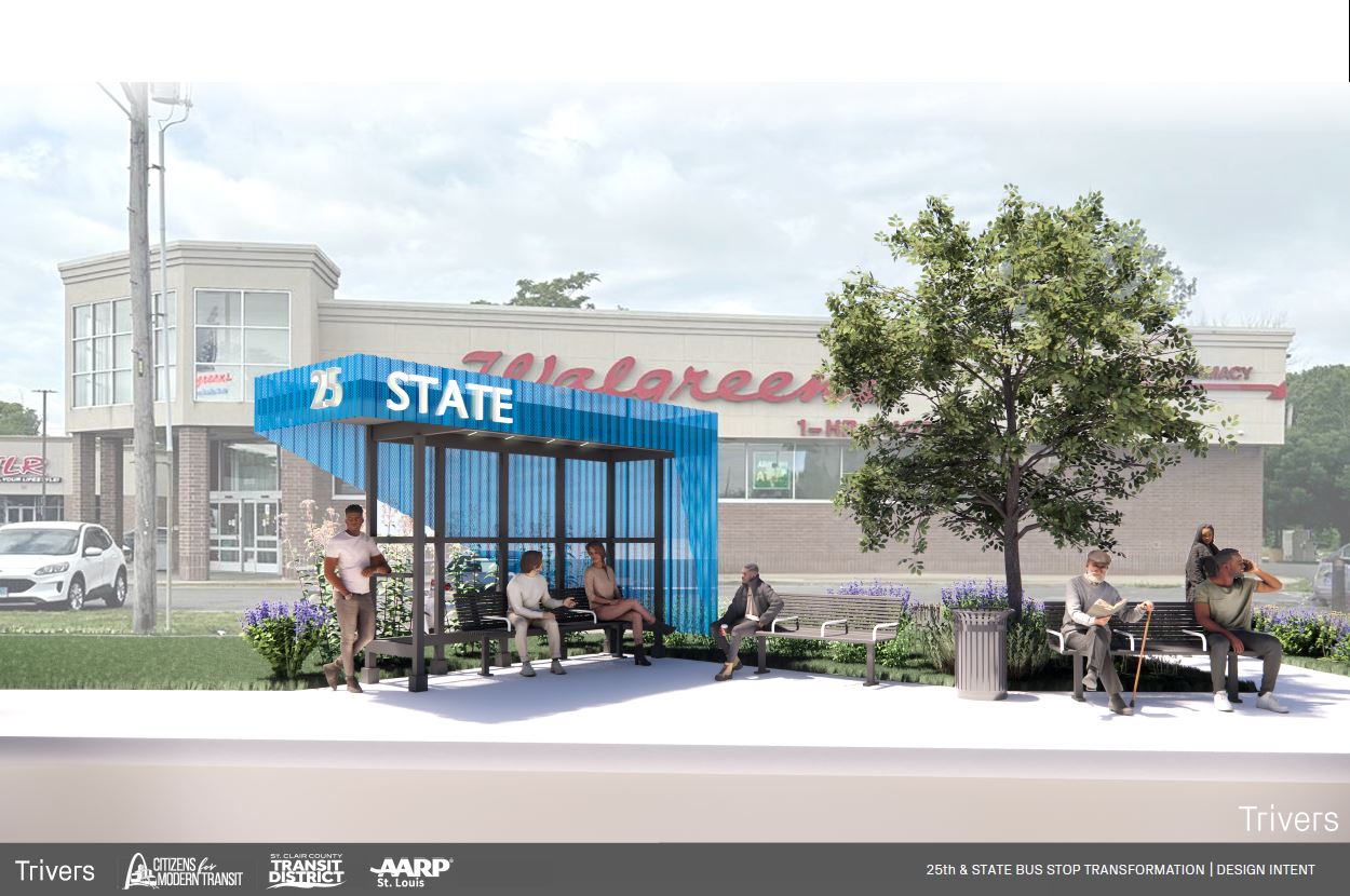 East St. Louis Bus Stop Transformation Design Released - St. Clair ...