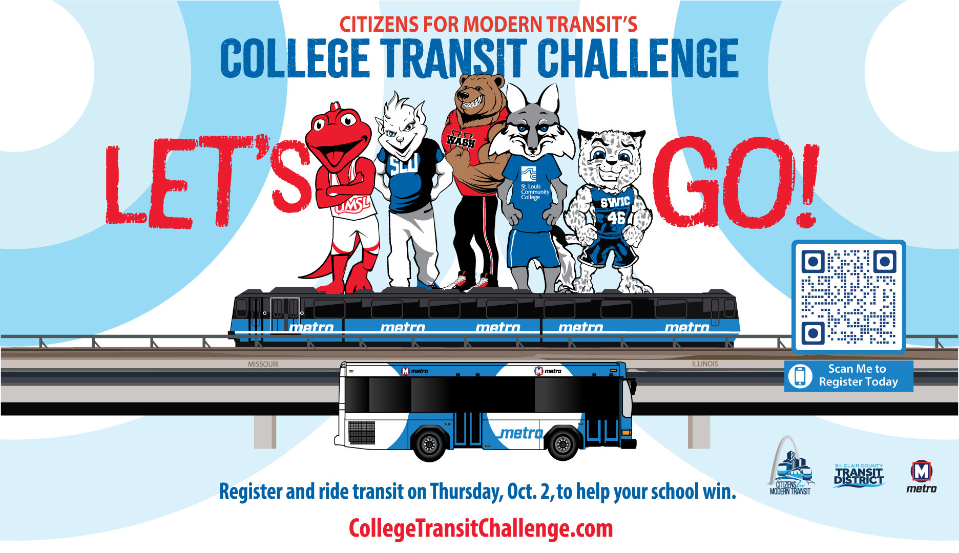 Partners to Host Daylong "College Transit Challenge" on October 2 ...